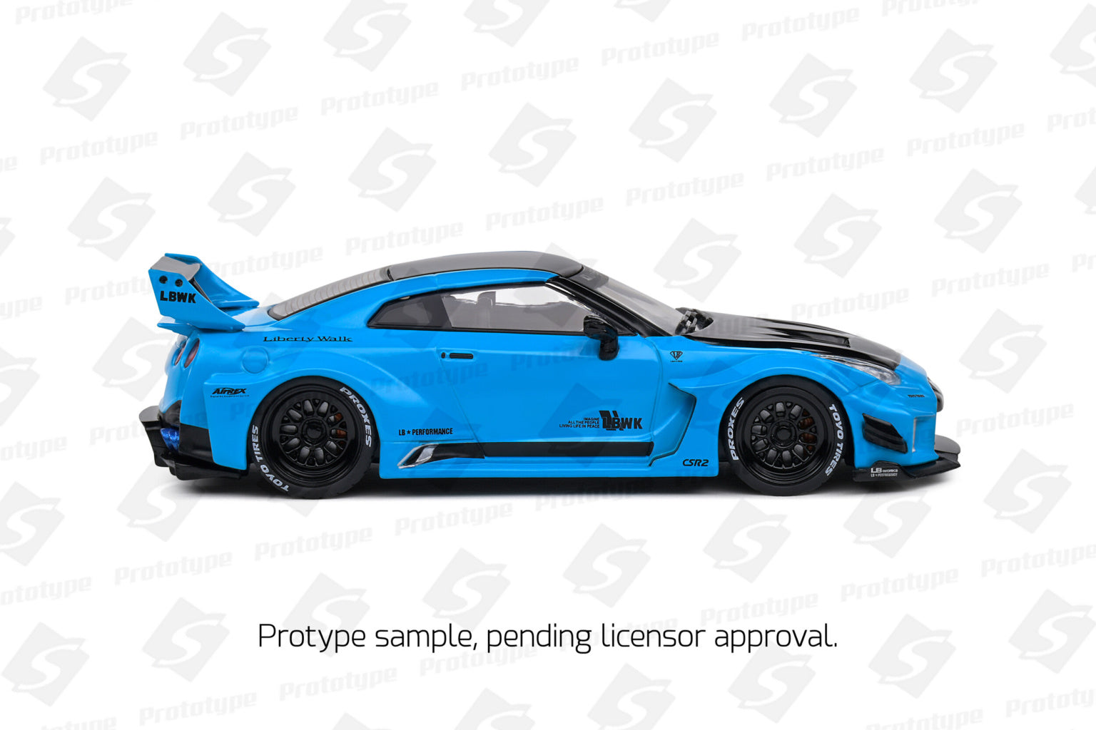 Solido - 1/43 Nissan GTR (Miami Blue) – Liberty Walk Europe