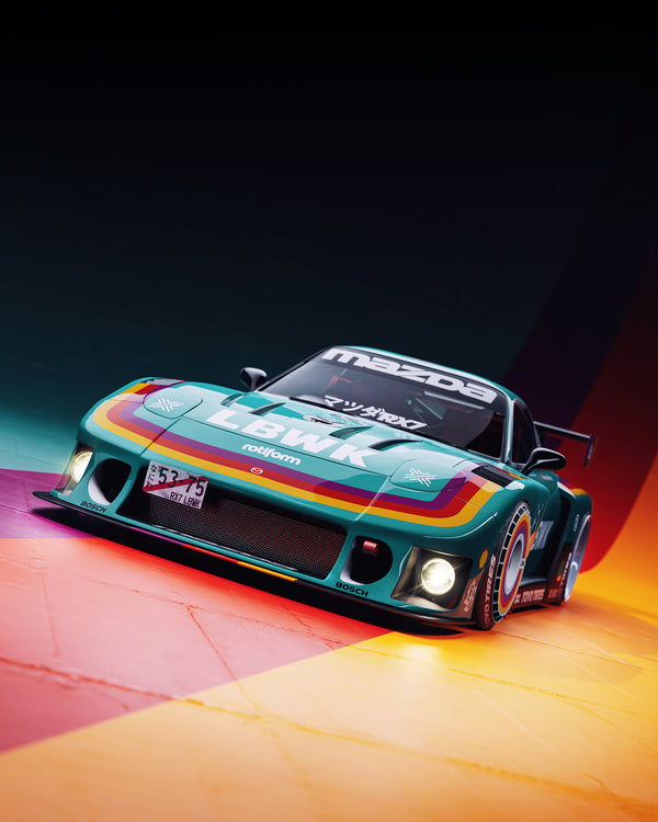 LB-Super Silhouette RX-7 Complete Body Kit (FRP) (LB62-01) – libertywalkeu