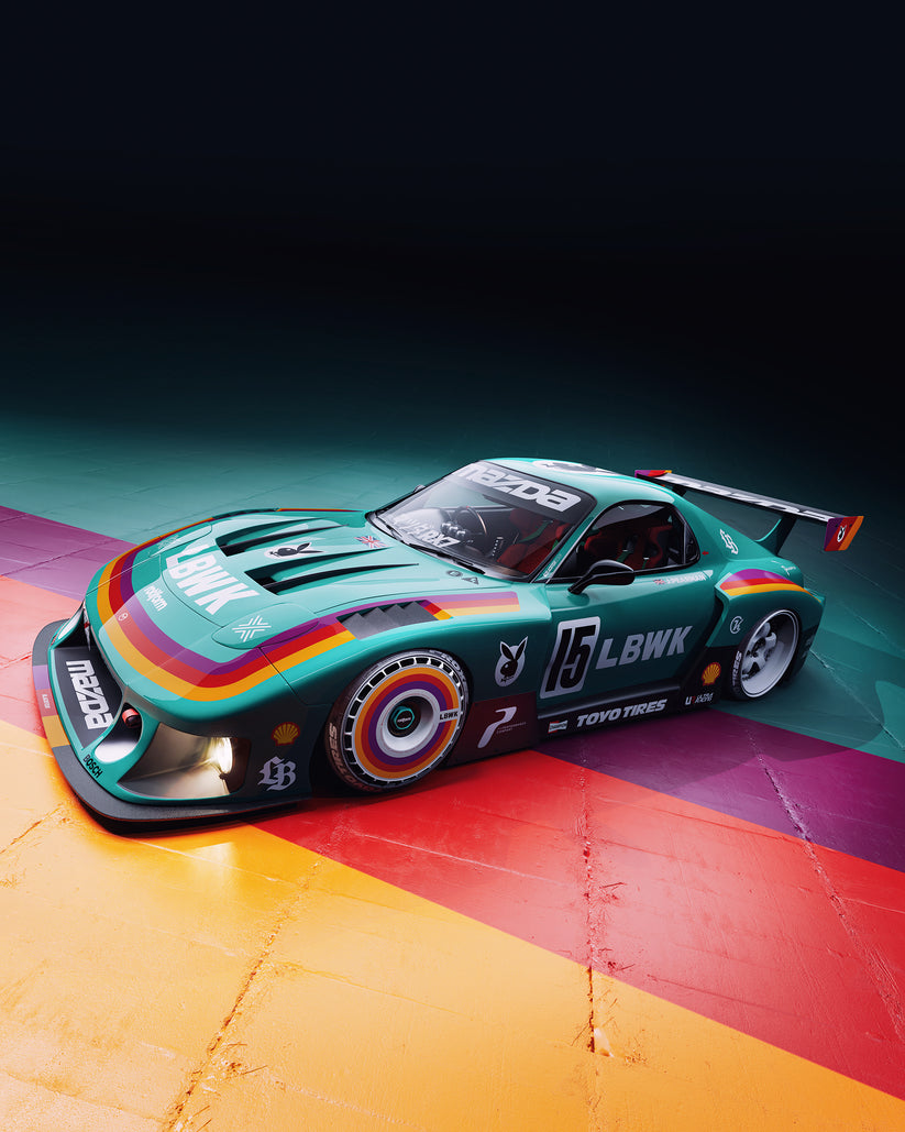 LB-Super Silhouette RX-7 Complete Body Kit (FRP) (LB62-01) – libertywalkeu