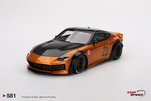 TopSpeed - 1/18 Nissan 400Z (Gold) – Liberty Walk Europe