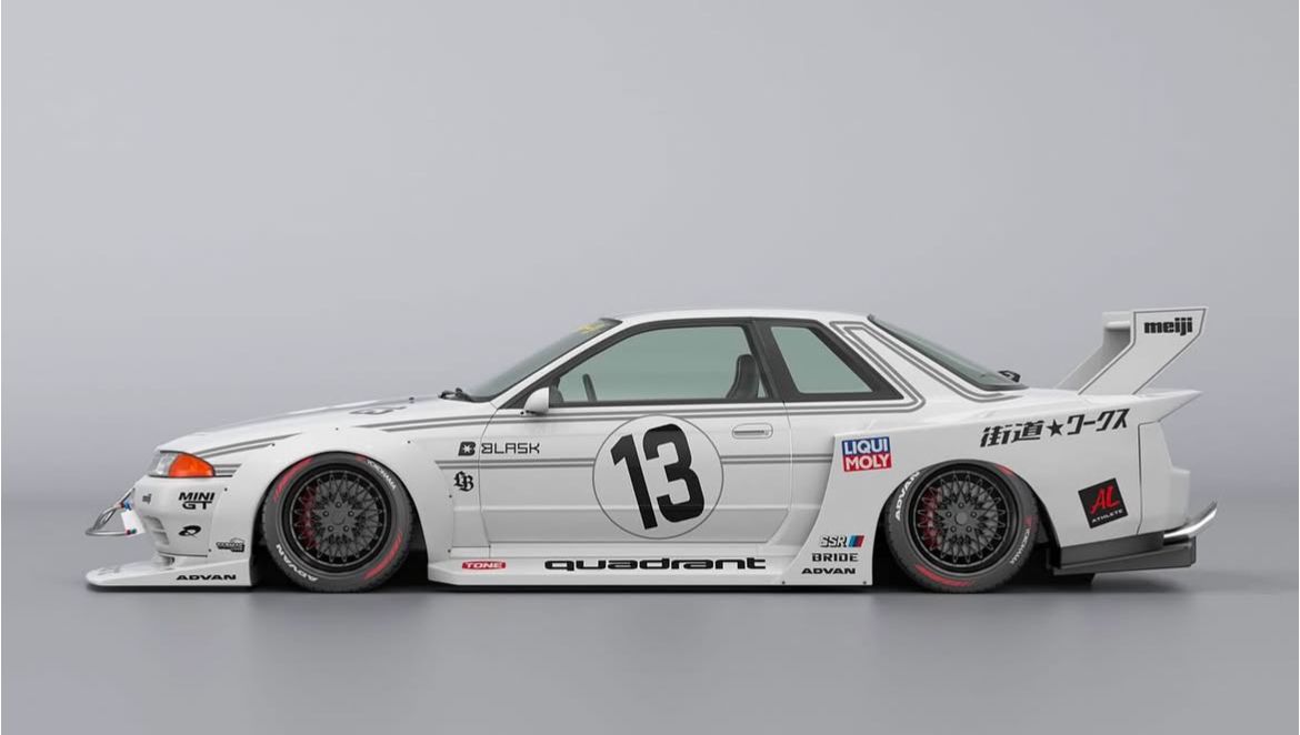 LB-Kaido Works Nissan Skyline R32 Complete Body Kit (STANDARD BONNET ...