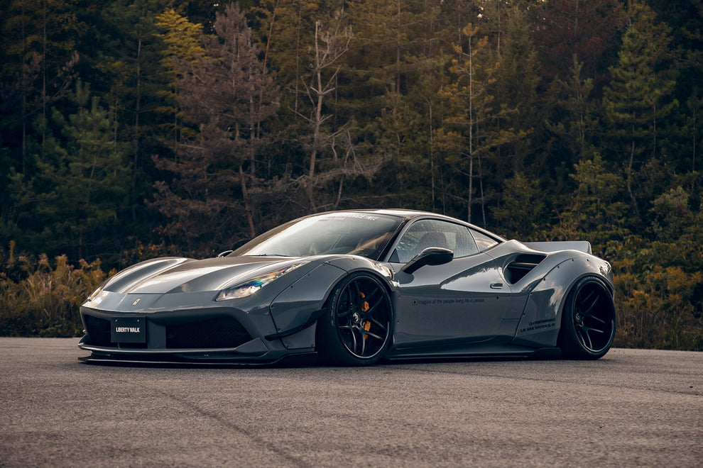 LB WORKS FERRARI 488 Complete Body Kit (FRP) (LB24-02) – Liberty Walk ...