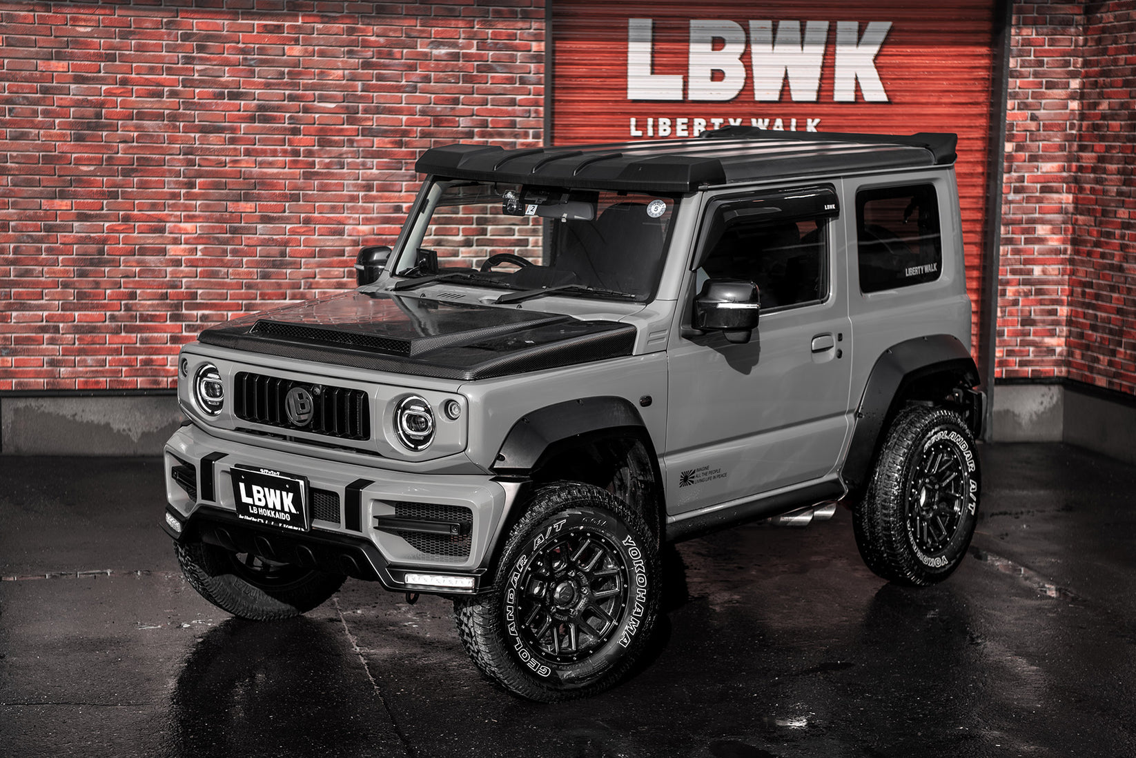 LB Nation G Mini WORKS Type 2 Premium Complete Body Kit (Carbon Bonnet ...