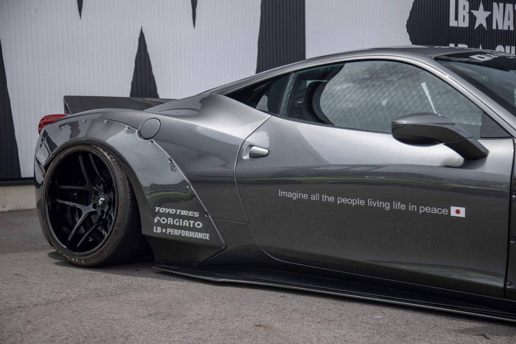 LB WORKS 458 Lip Spoiler complete body kit (CFRP) (LB05-03) – Liberty ...