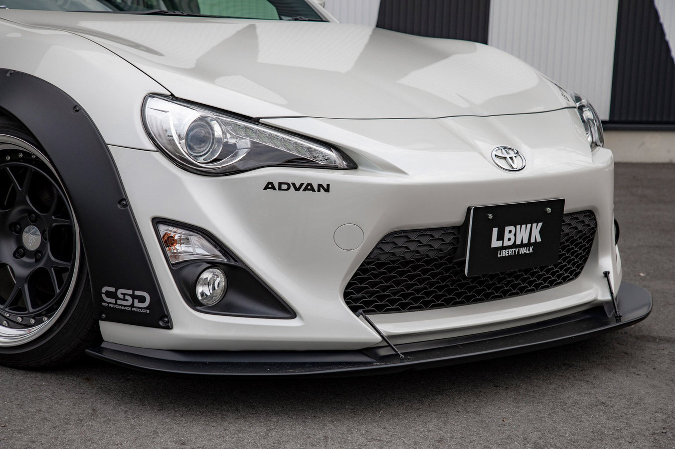 LB Nation GT86/Subaru BRZ WORKS Bumper Type Ver.2 (Ducktail) Complete ...